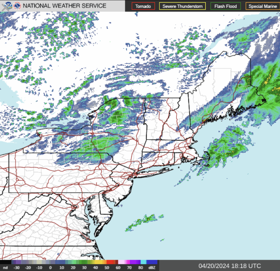 Live Radar for Mayfield, NY